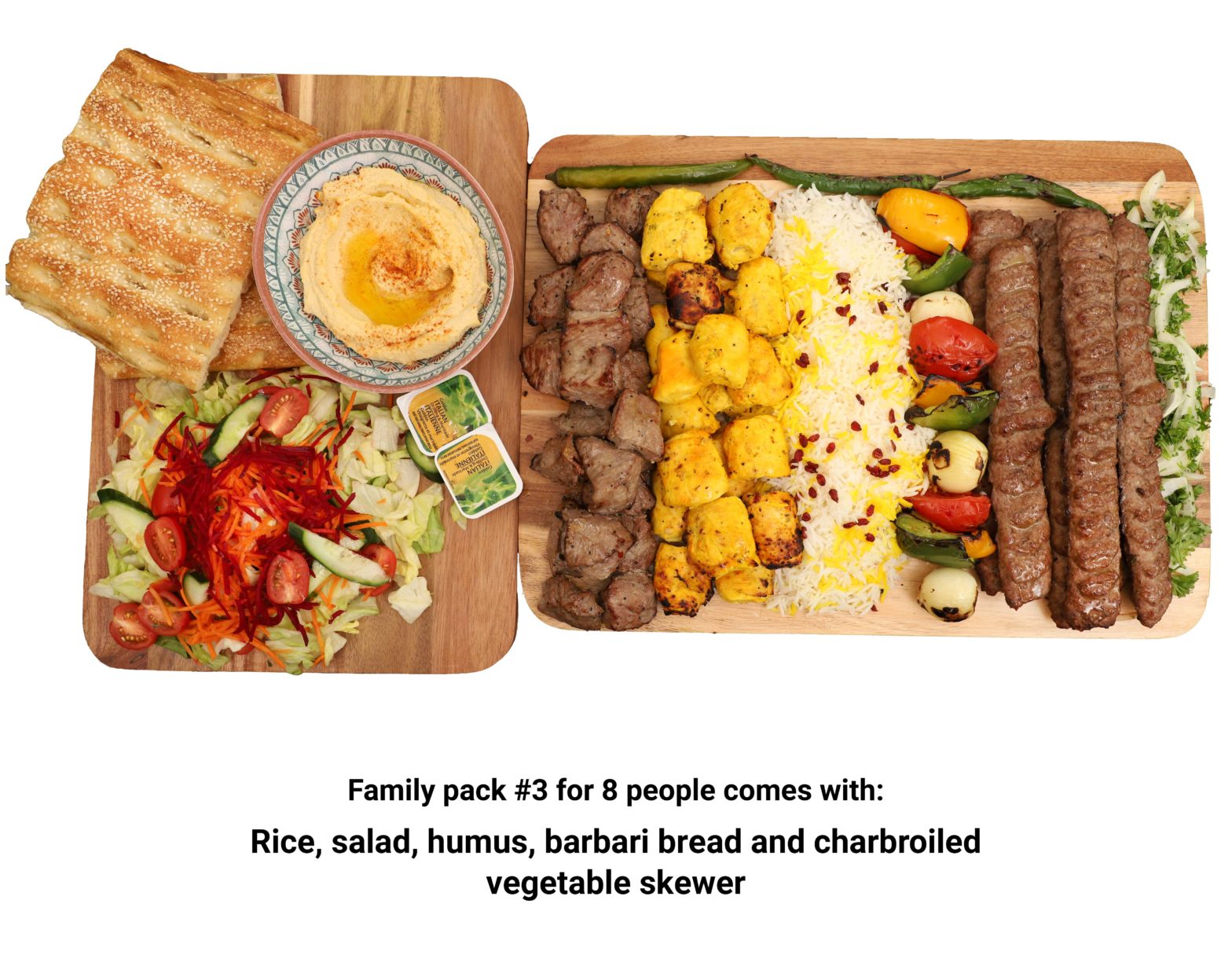 Family pack #3 for 8 people | SultanXpress Halal Catering Services in ...